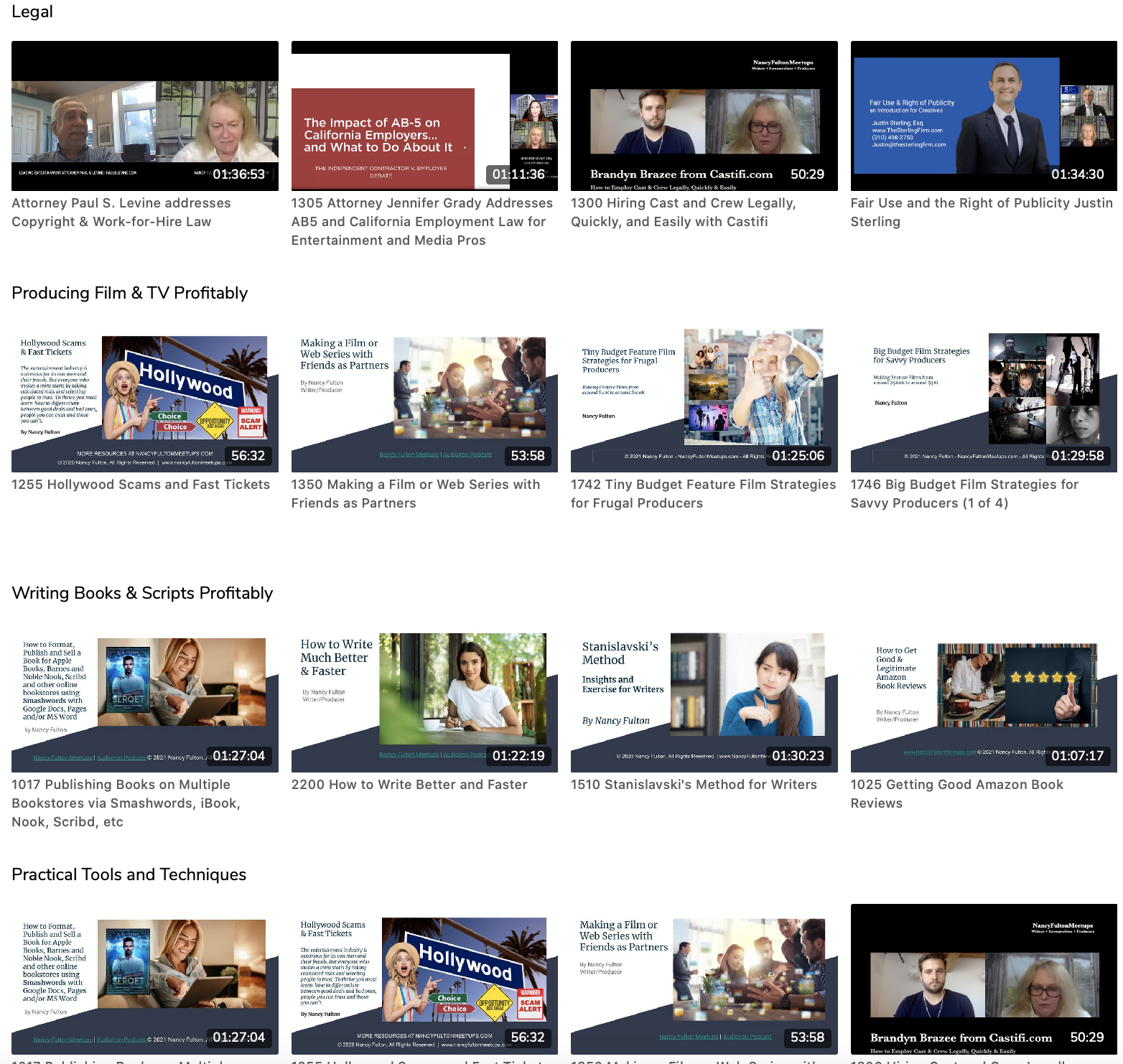 Nancy Fulton Meetups – Supporting 50,000 Working Creatives